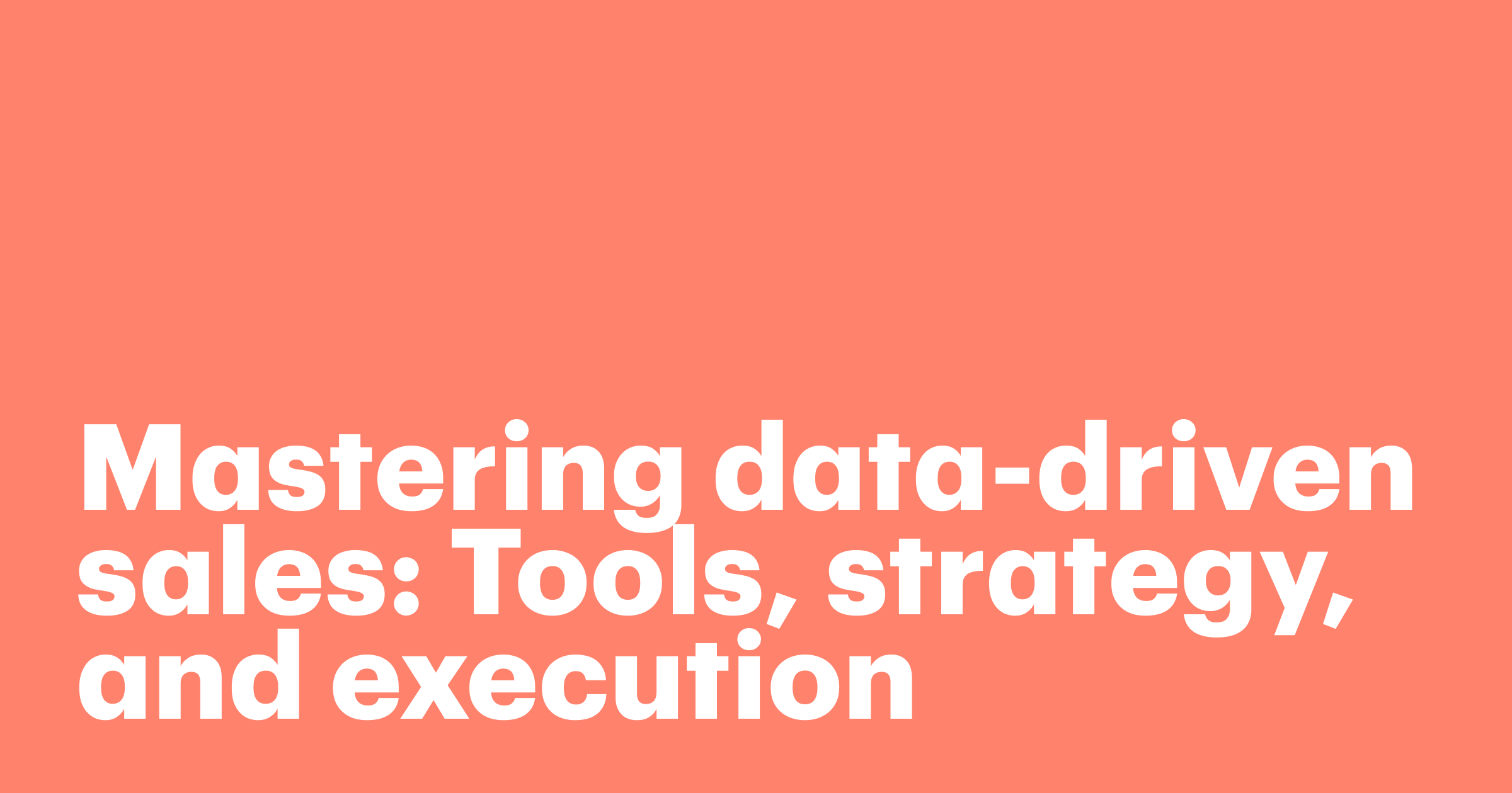 Mastering data-driven sales | PandaDoc