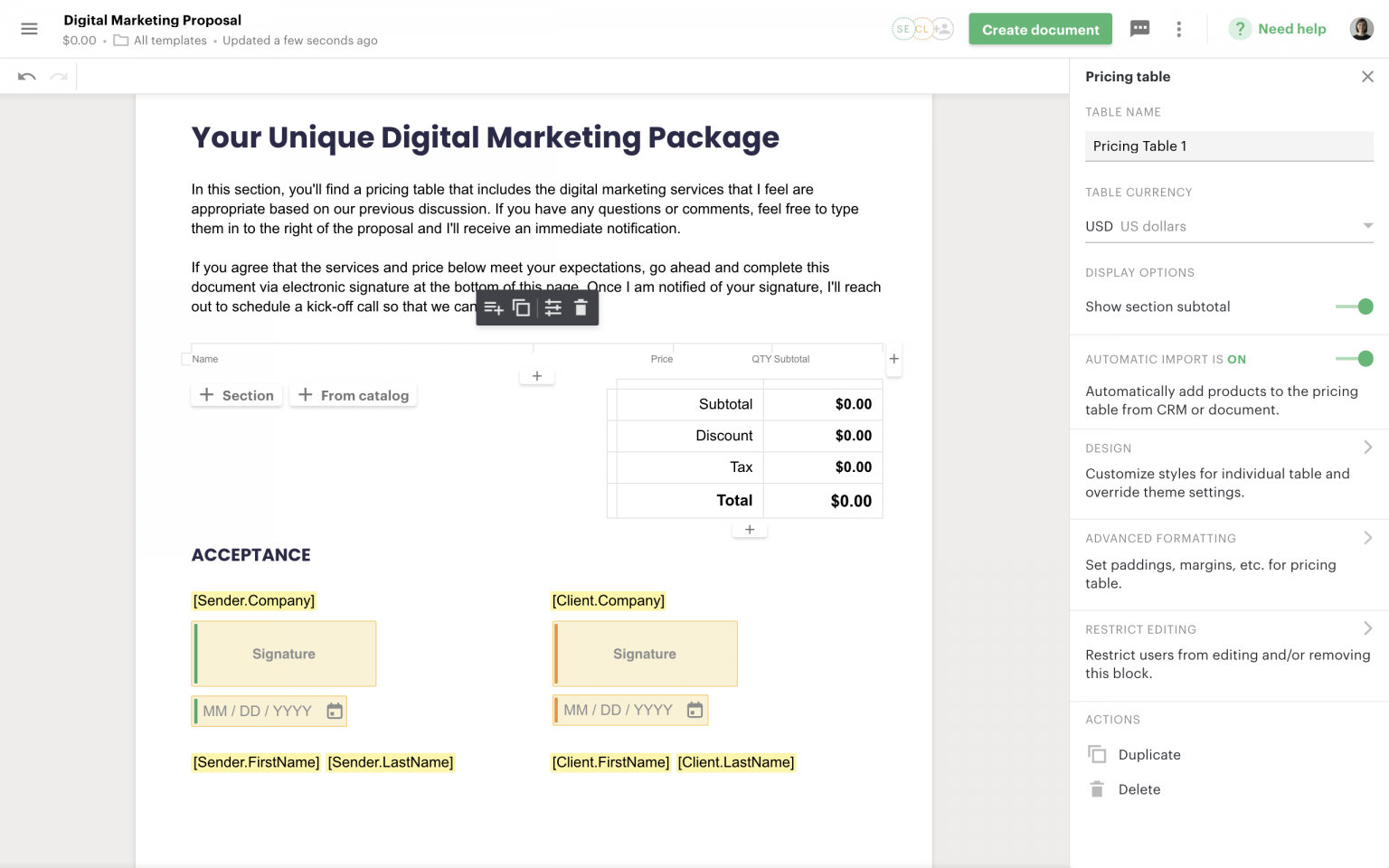 How to Create Salesforce Proposals and Quotes - Pandadoc