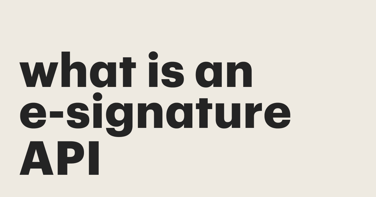 What is an eSignature API | PandaDoc