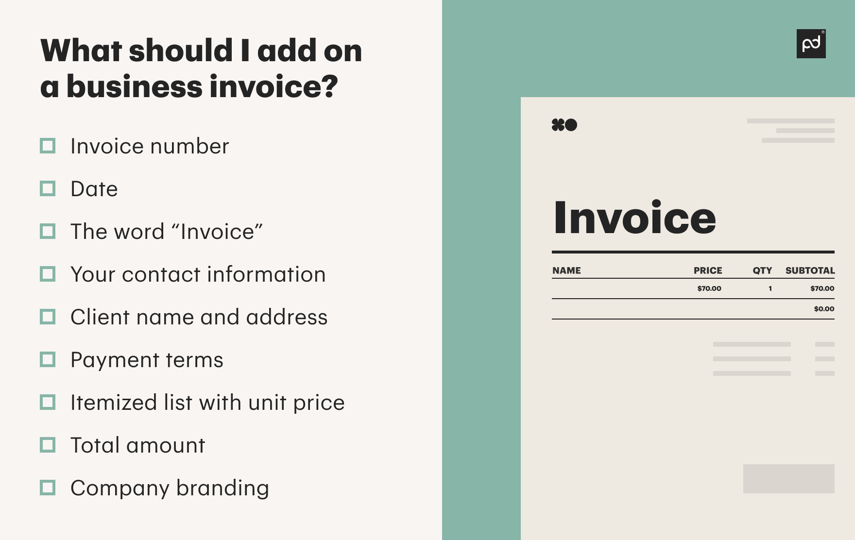 Business Invoice Examples, Types of Invoices - PandaDoc