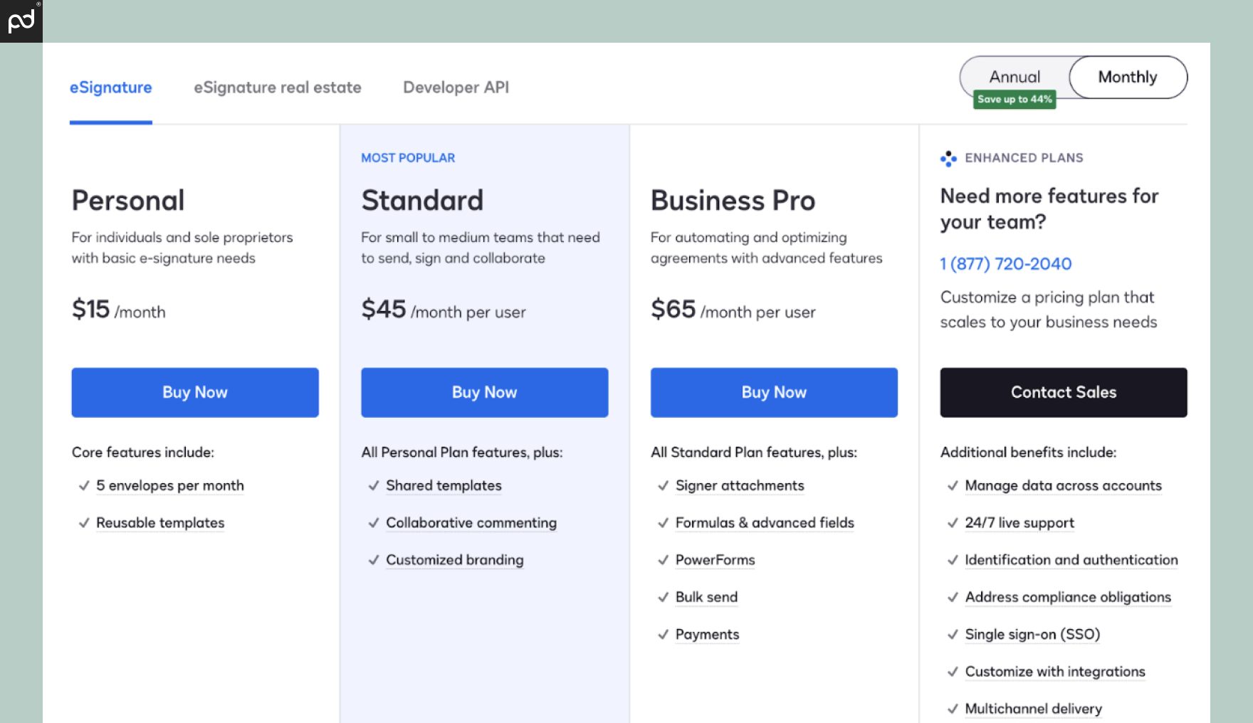 GetAccept vs DocuSign Comparison: Pricing, Features, Reviews - PandaDoc