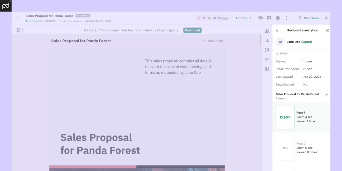 Boost Conversions with Enterprise Marketing Software | PandaDoc
