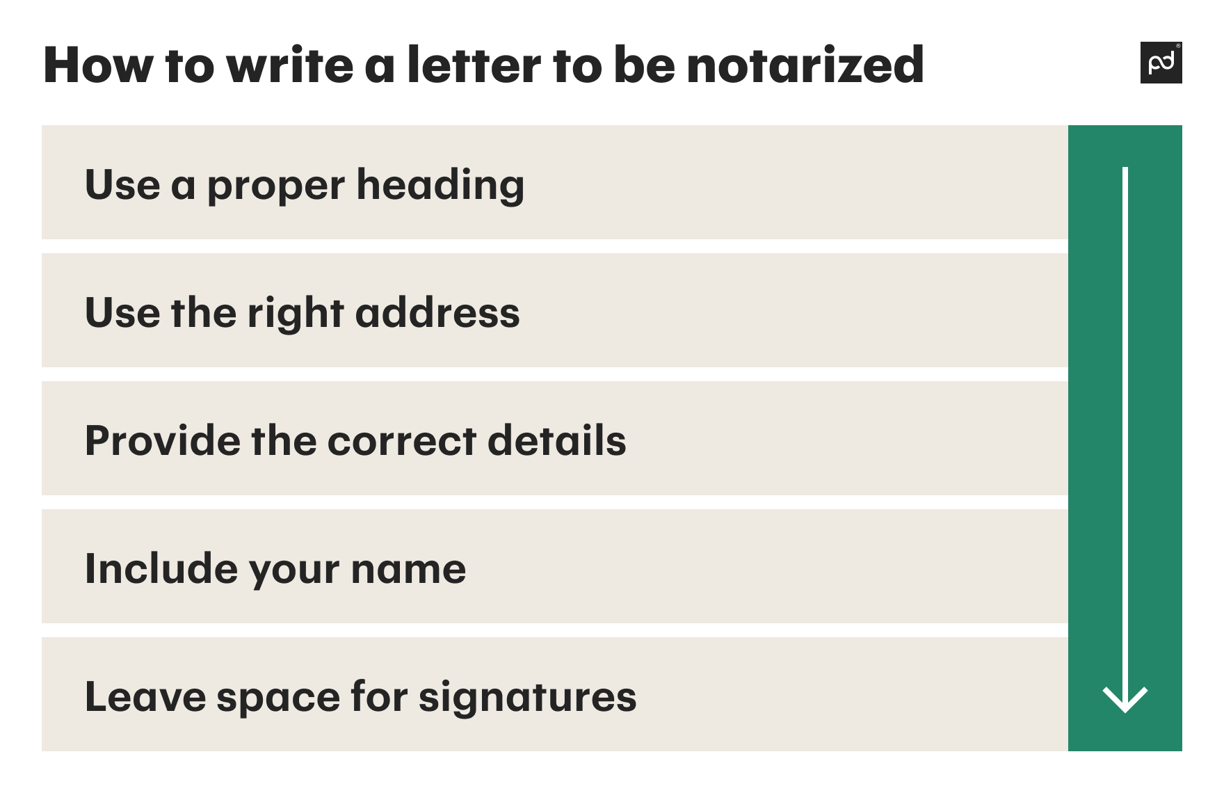 How to Write a Notarized Letter