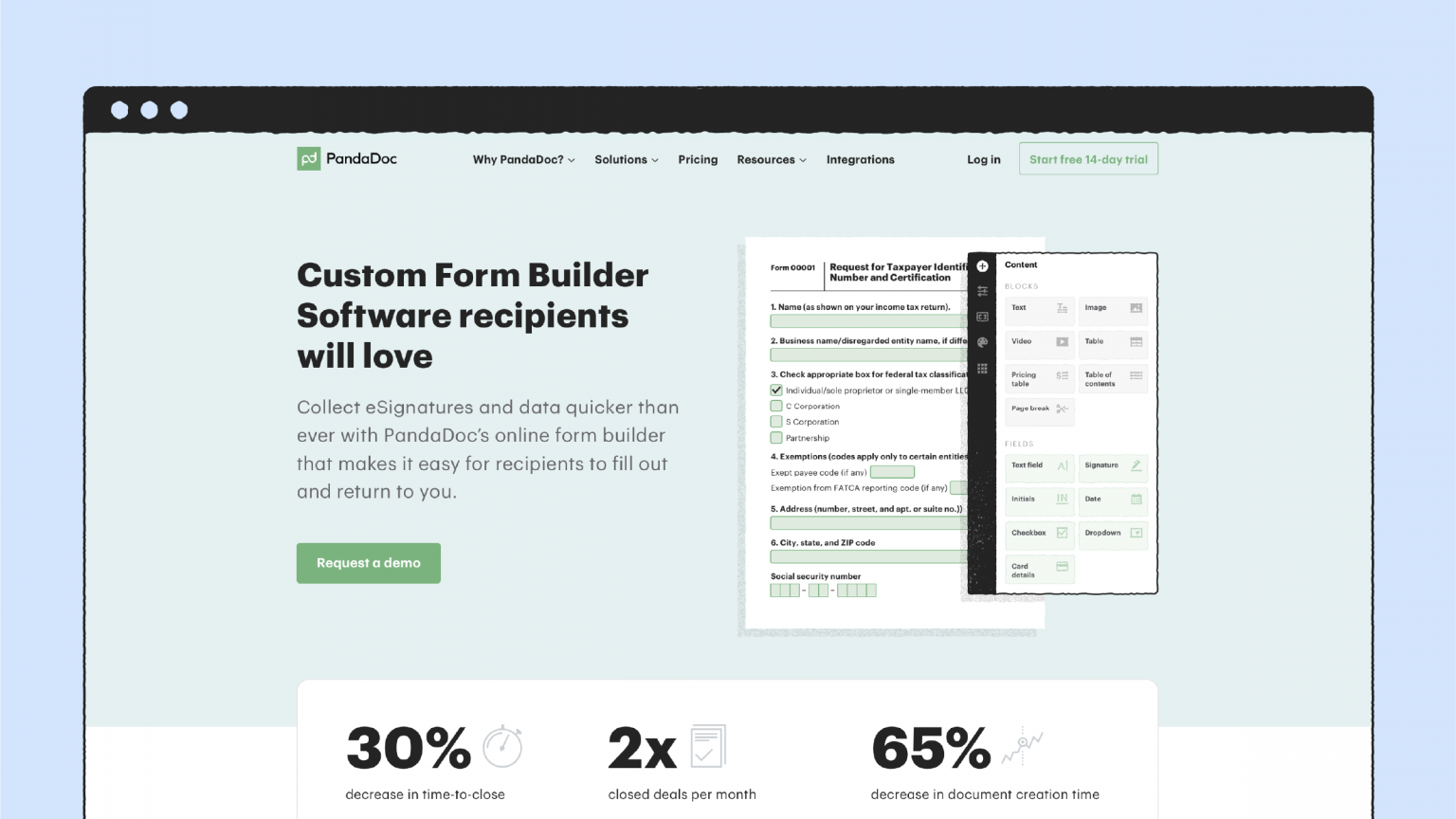 Form Builder Apps: Top 9 Tools to Create, Send and Track Forms - PandaDoc