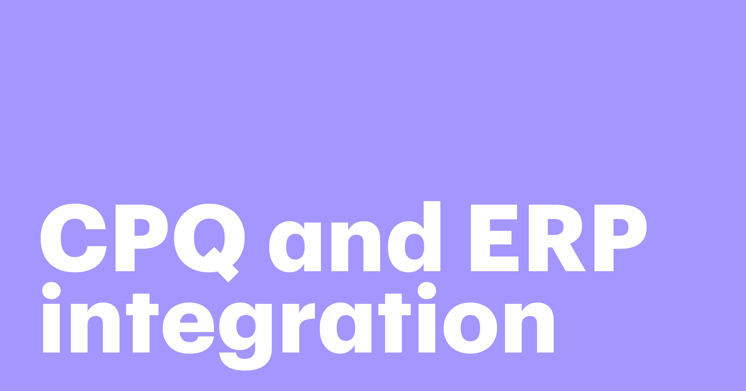 CPQ and ERP integration | PandaDoc