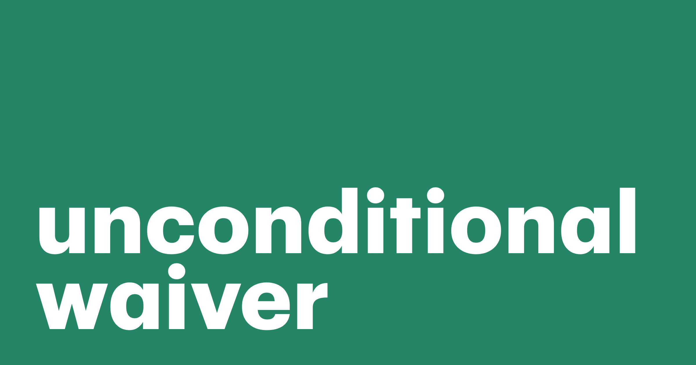 Unconditional Waiver, Lien Waiver and Release on Progress Payment ...