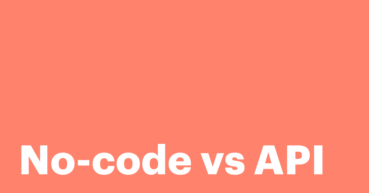 No-code vs API | PandaDoc