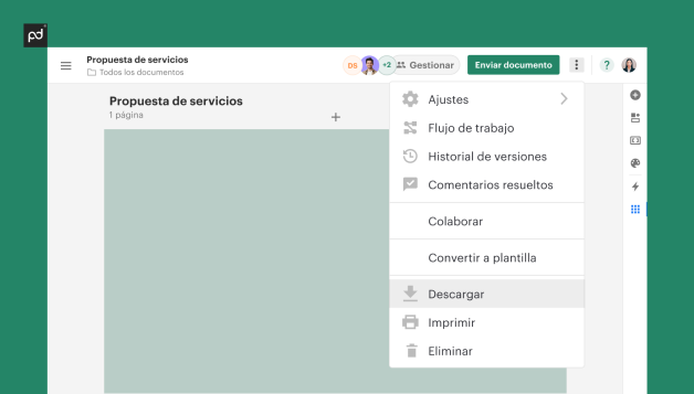Cómo convertir un documento Word a PDF y firmarlo en línea