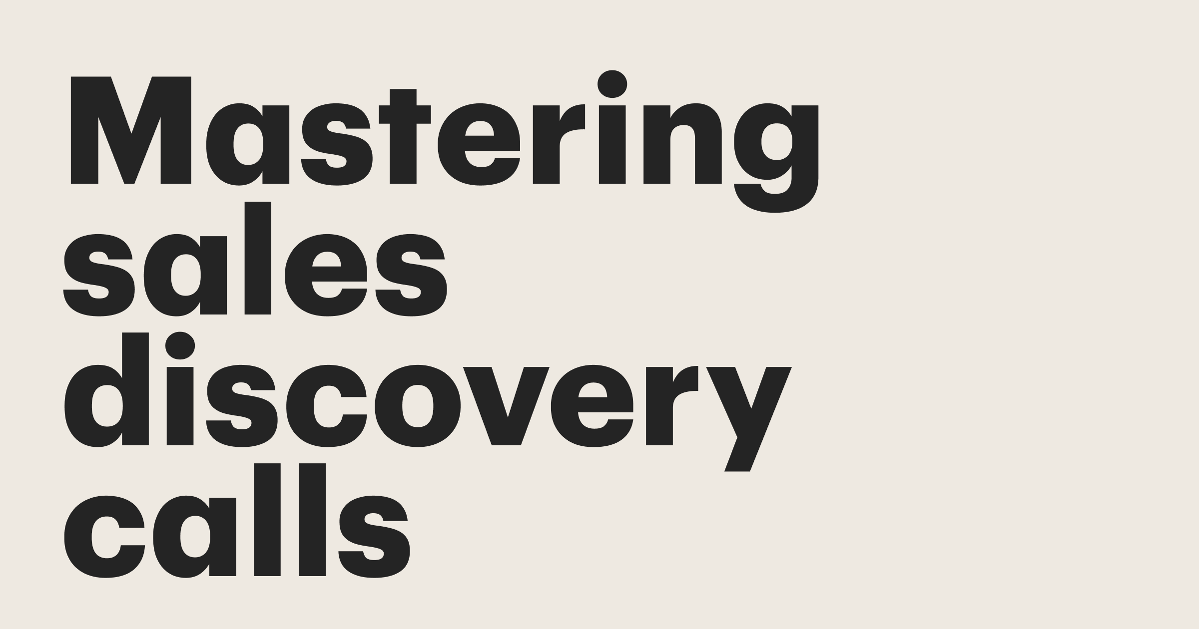 Sales discovery call best practices | PandaDoc