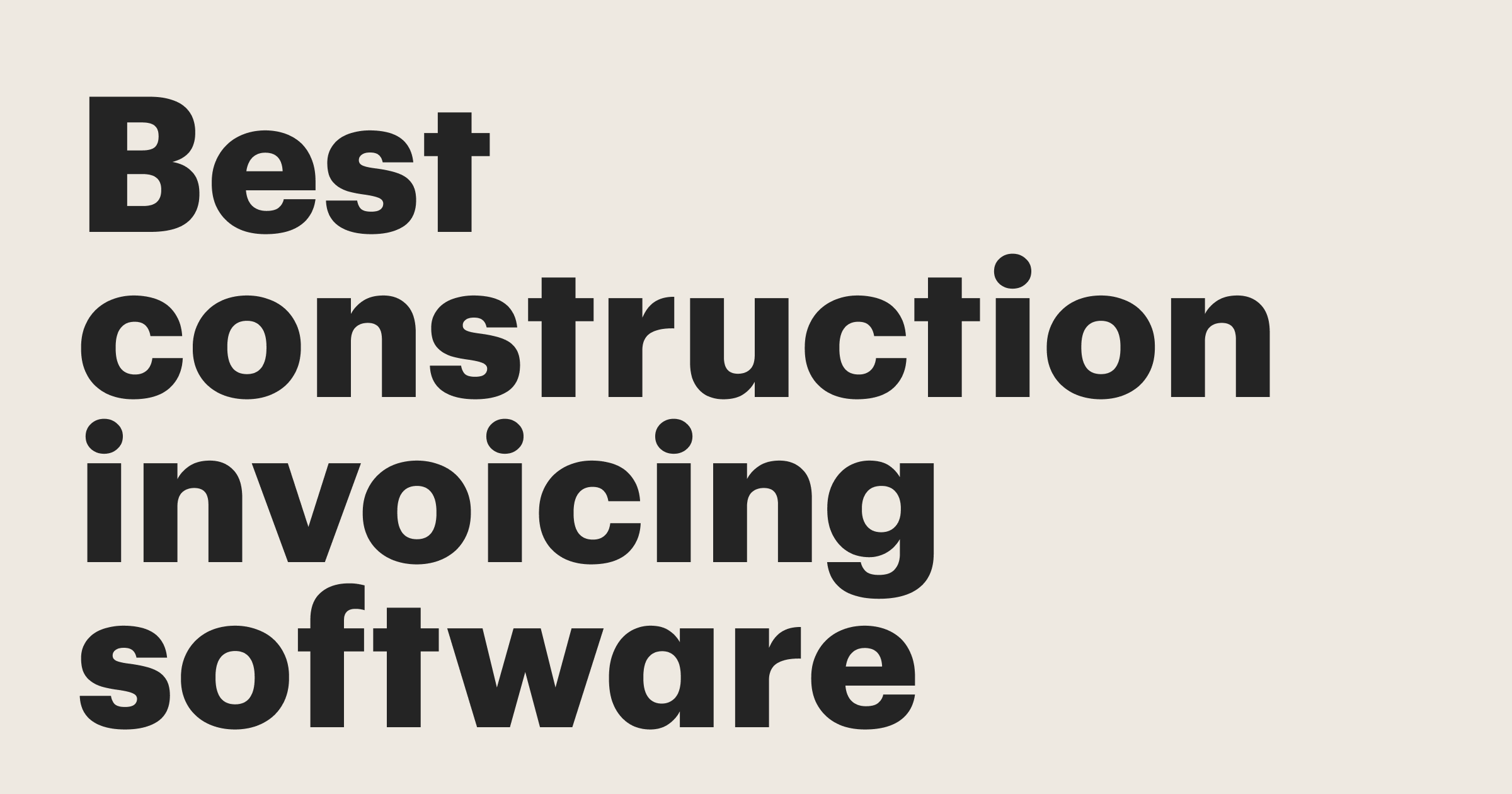Best invoicing software for construction | PandaDoc