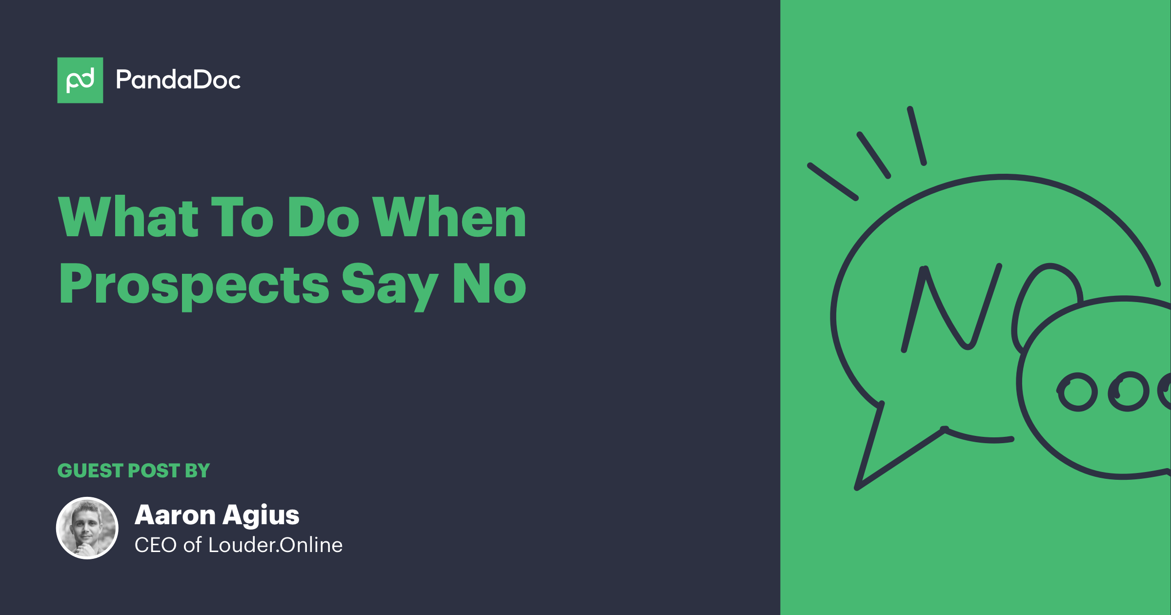 How to Respond When a Prospect Says “No”