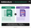 Addendum vs. Amendment: What's the Difference | PandaDoc