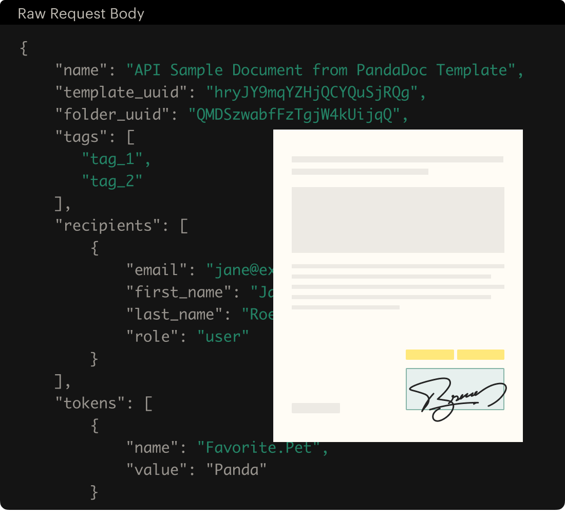 eSignature API - Electronic Signatures for Your Business Needs