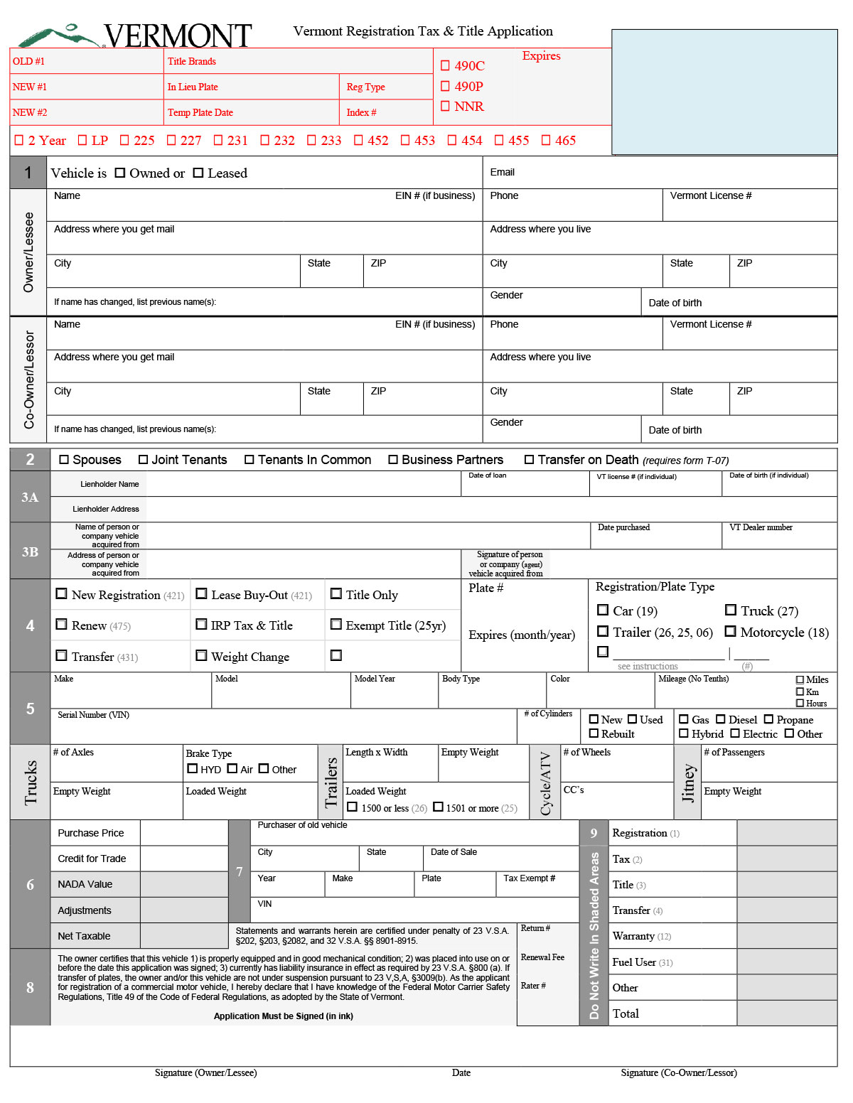 Vermont Bill of Sale Form Templates, Free Samples - PandaDoc