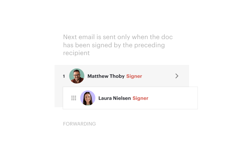 Signing Order, Set a Signing Order - Pandadoc