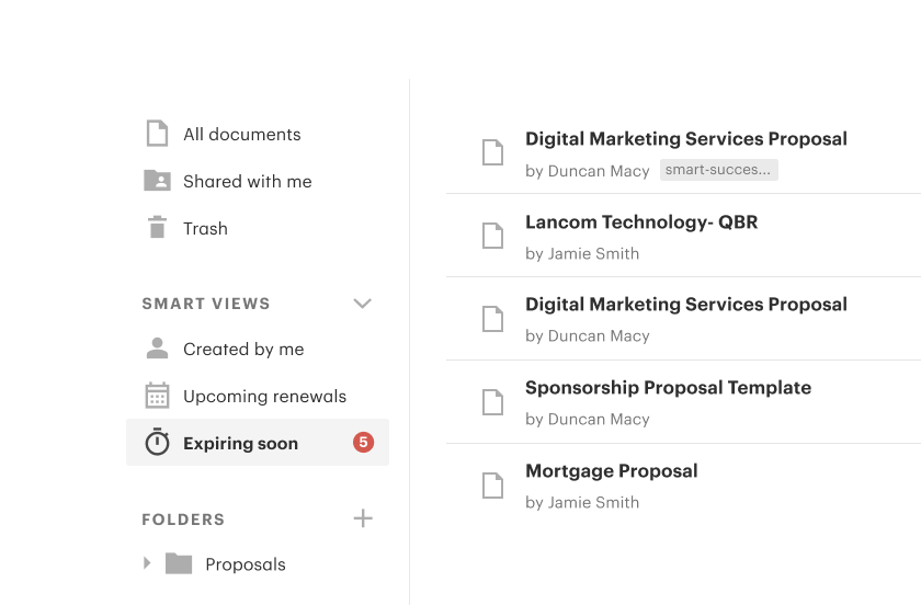 Search and Filters, Organize Your Workflows with Pandadoc