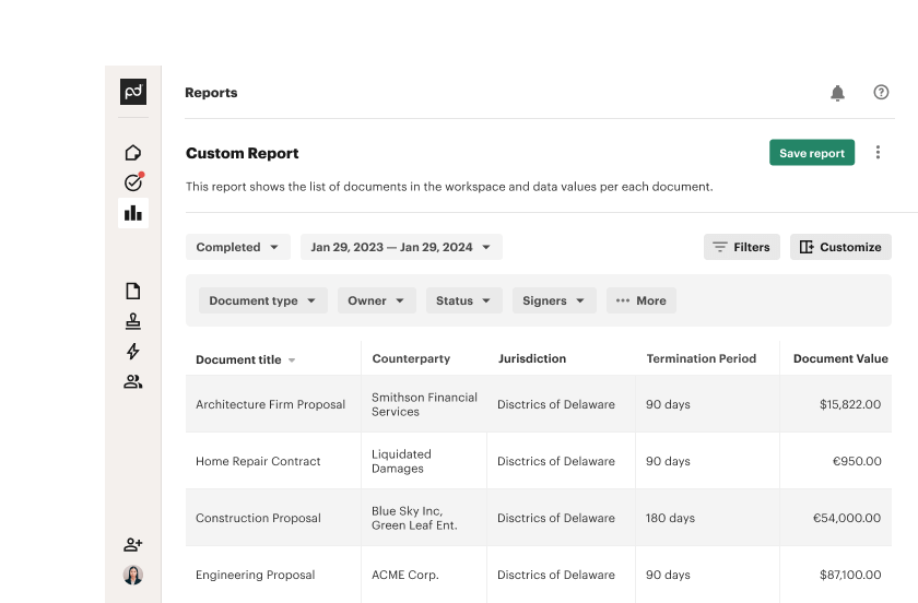 Contract Repository Pandadoc